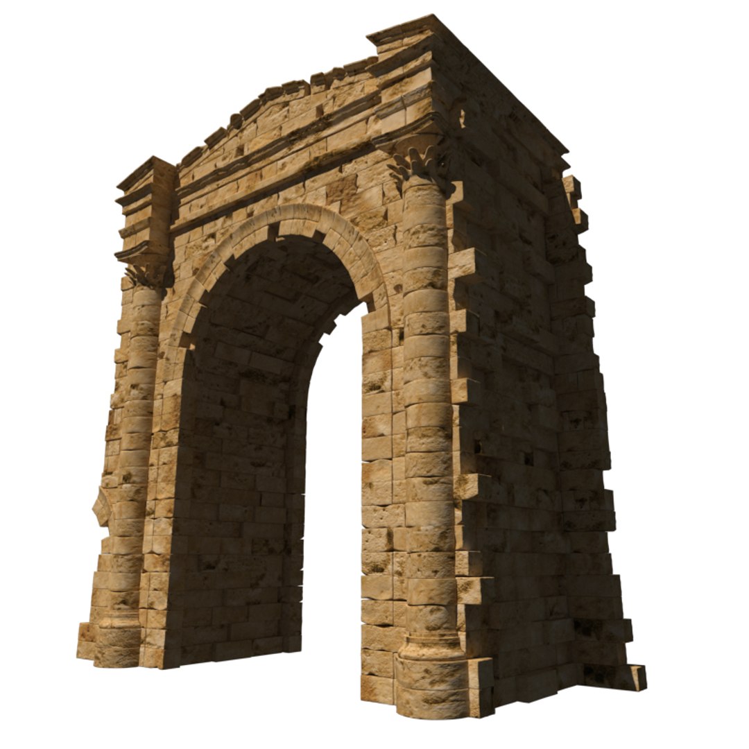 3D Tyre Triumphal Arch Model - TurboSquid 1317836