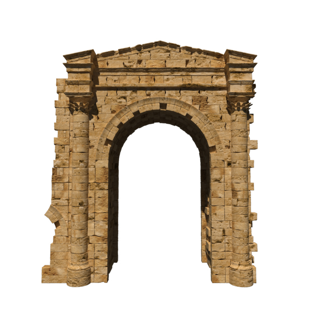 3D Tyre Triumphal Arch Model - TurboSquid 1317836