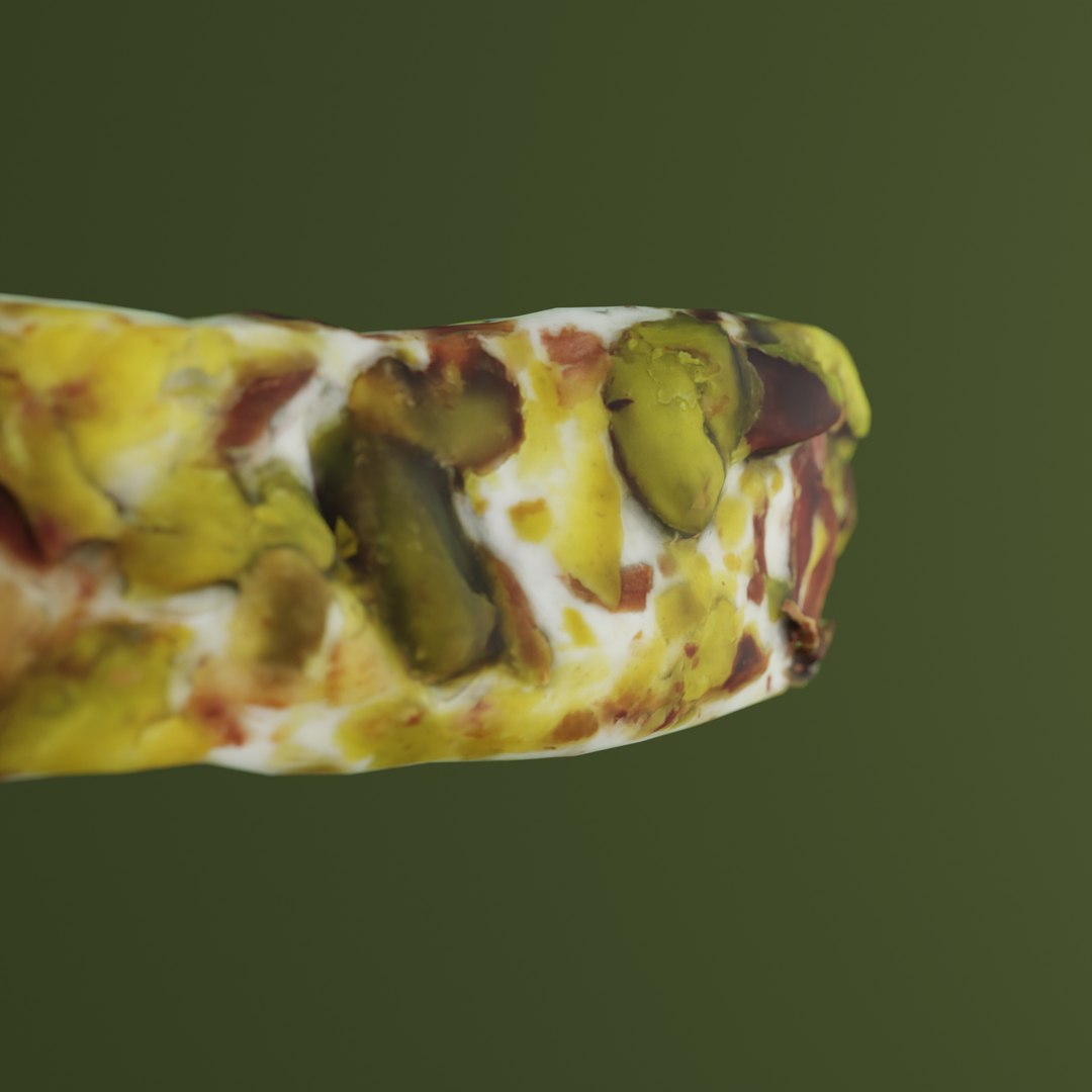 Pistachio Nougat 3D Model - TurboSquid 2062865