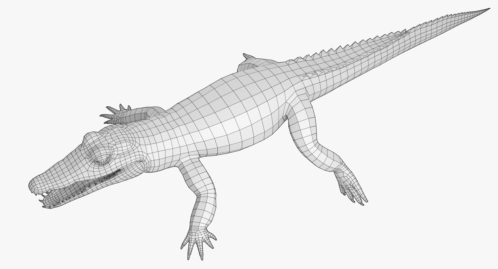 Realistic Crocodile 3D - TurboSquid 1408184