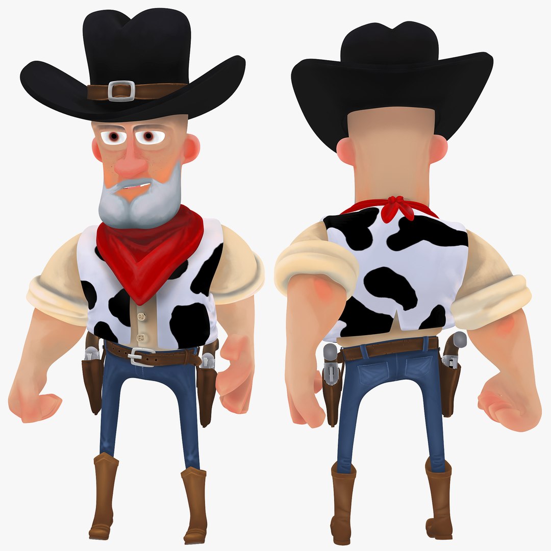 3d Cartoon Characters Rigged