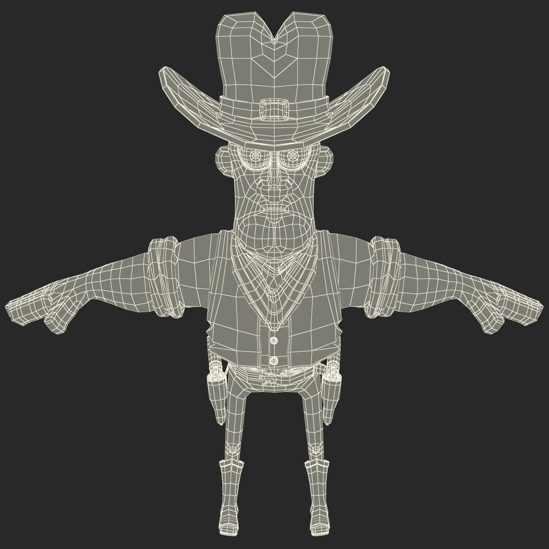 3d cartoon characters rigged