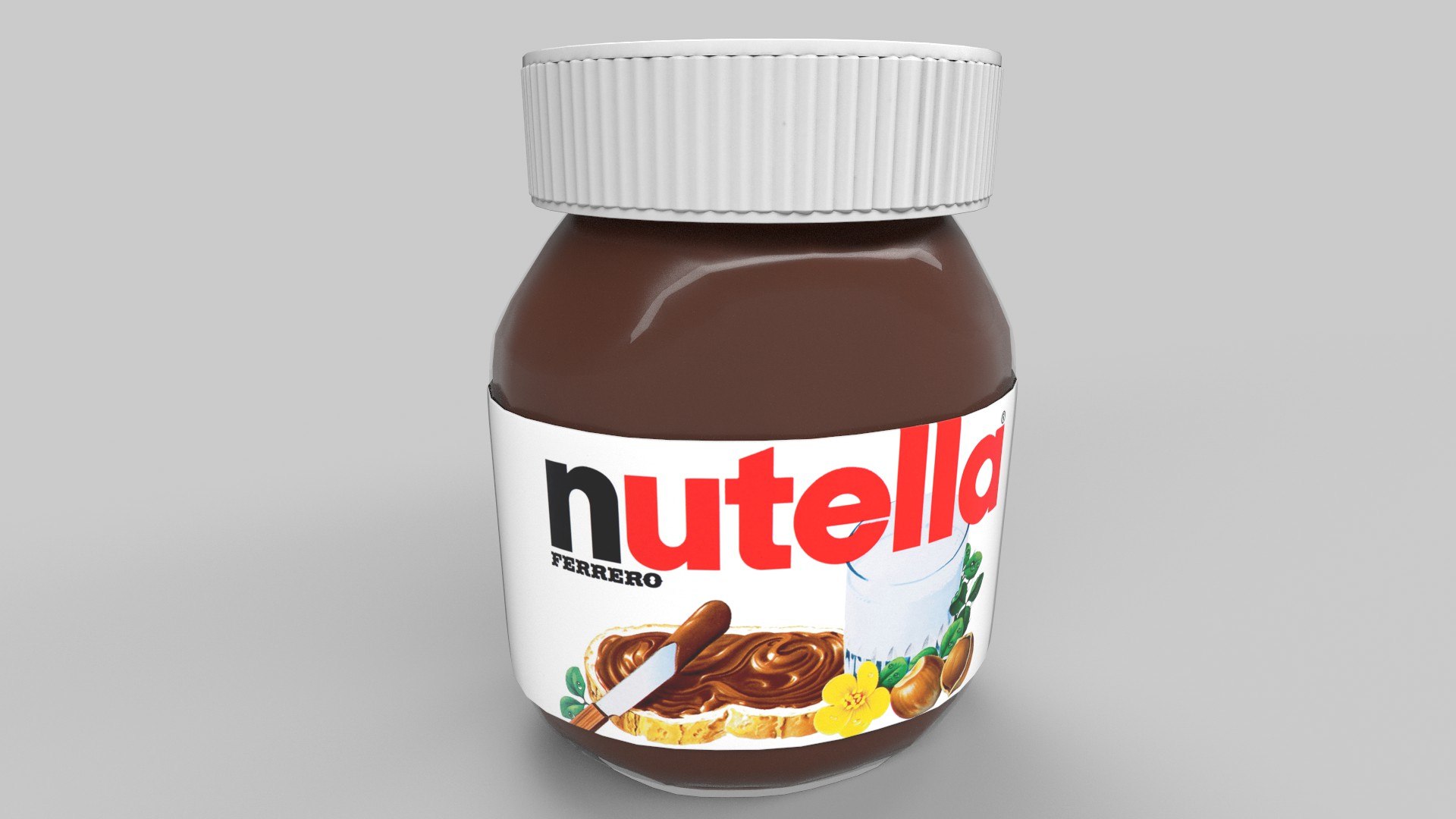 Nutella 3D - TurboSquid 1967955