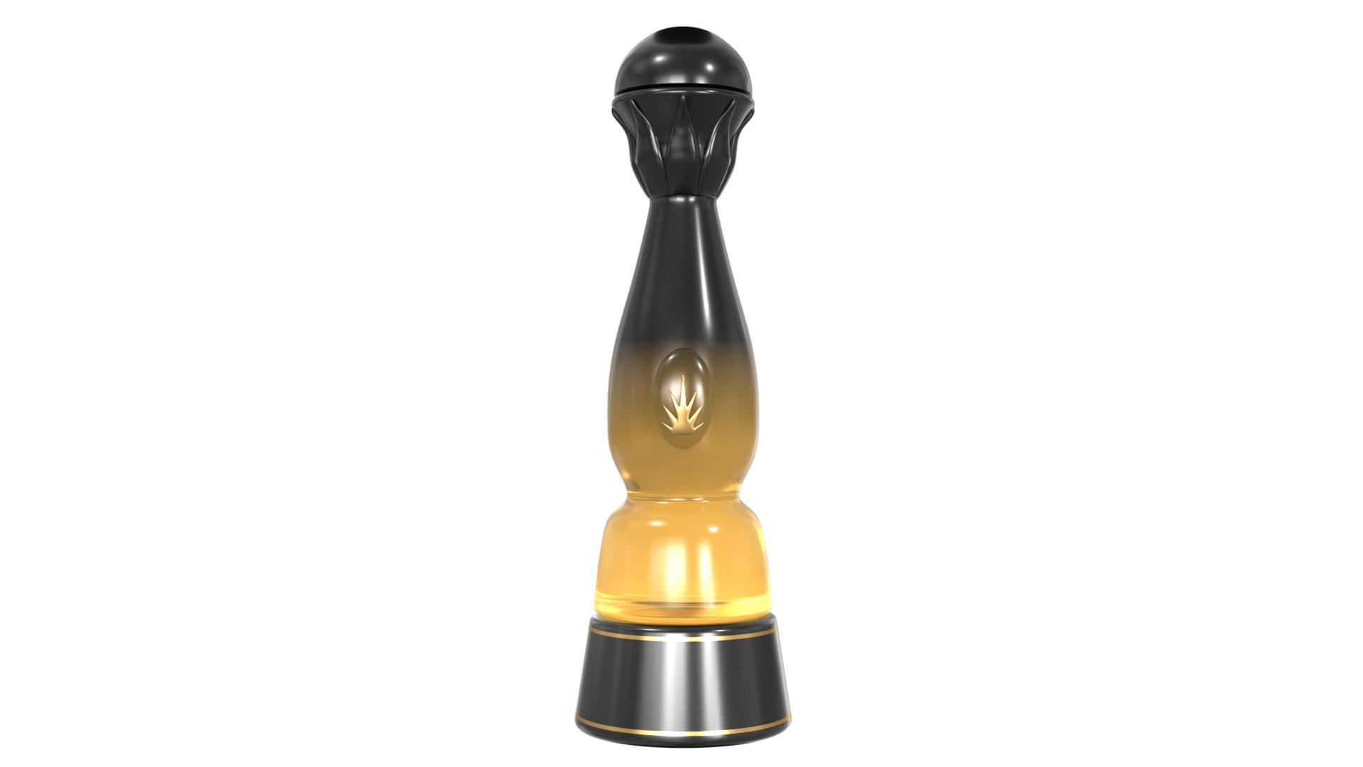 3D Clase Azul Gold Tequila Model - TurboSquid 2234389