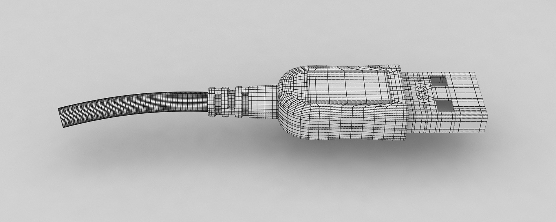3d Model Usb Connector