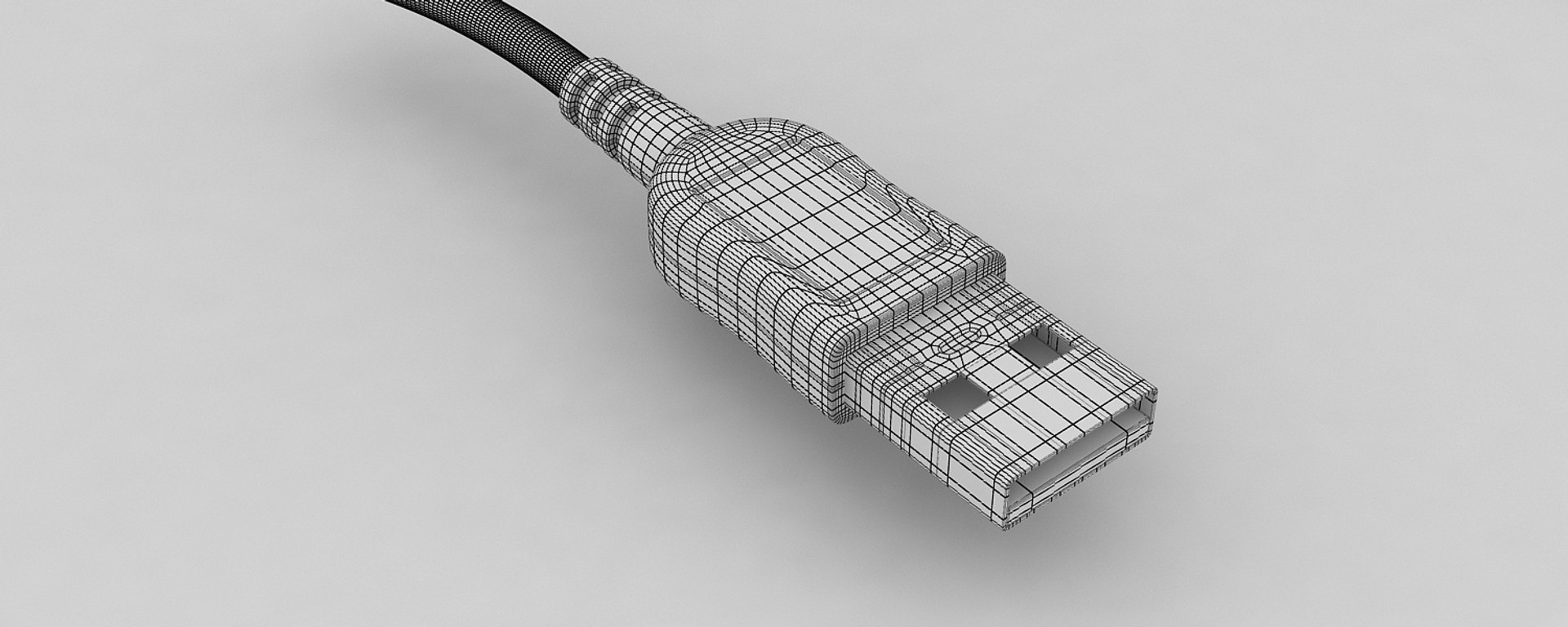 3d Model Usb Connector