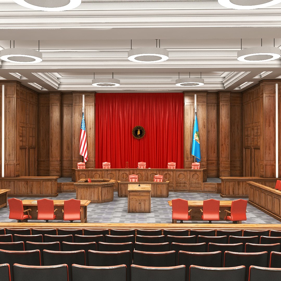 3D courtroom court room - TurboSquid 1374598