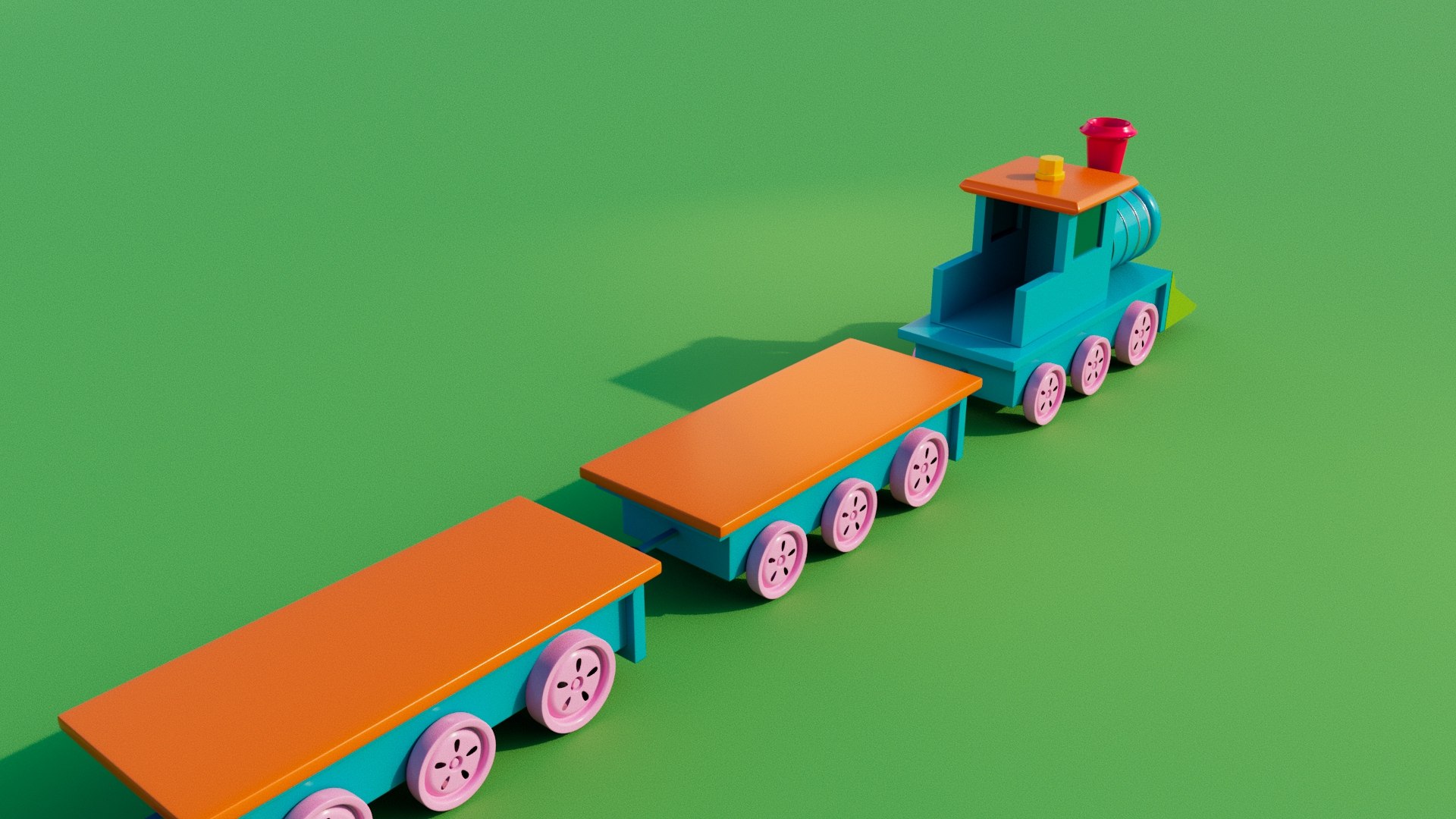 Toy Train 3D Model - TurboSquid 2015749