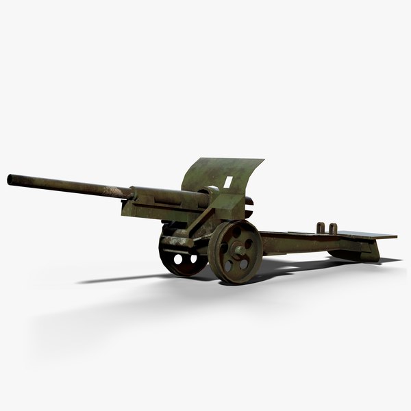 modelo 3d Kanone 16 Cannon WW1 15cm - TurboSquid 1403971
