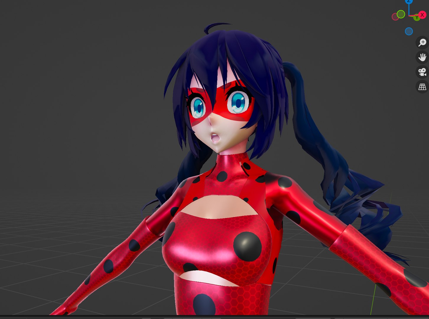 Miraculous Ladybug Rigged MMD Include 3D Model - TurboSquid 1935144