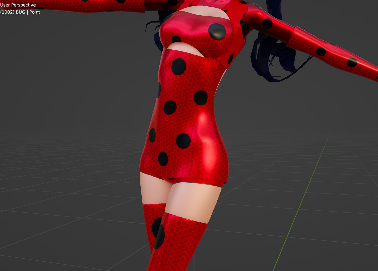 Miraculous Ladybug Rigged MMD Include 3D Model - TurboSquid 1935144