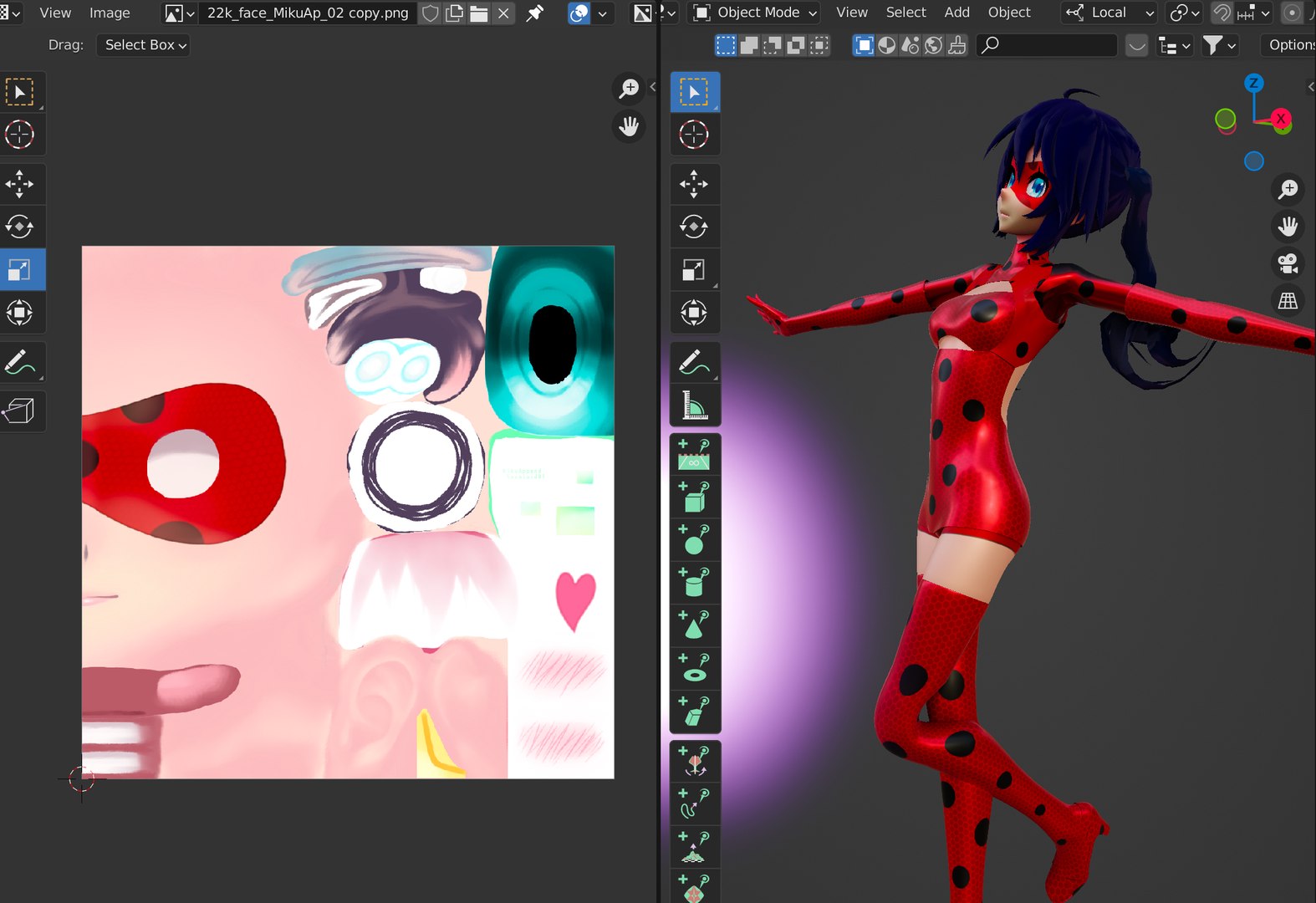 Miraculous Ladybug Rigged MMD Include 3D Model - TurboSquid 1935144