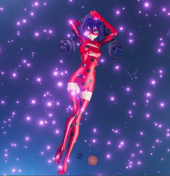 modelo 3d Miraculous Ladybug Rigged MMD incluyen - TurboSquid 1935144