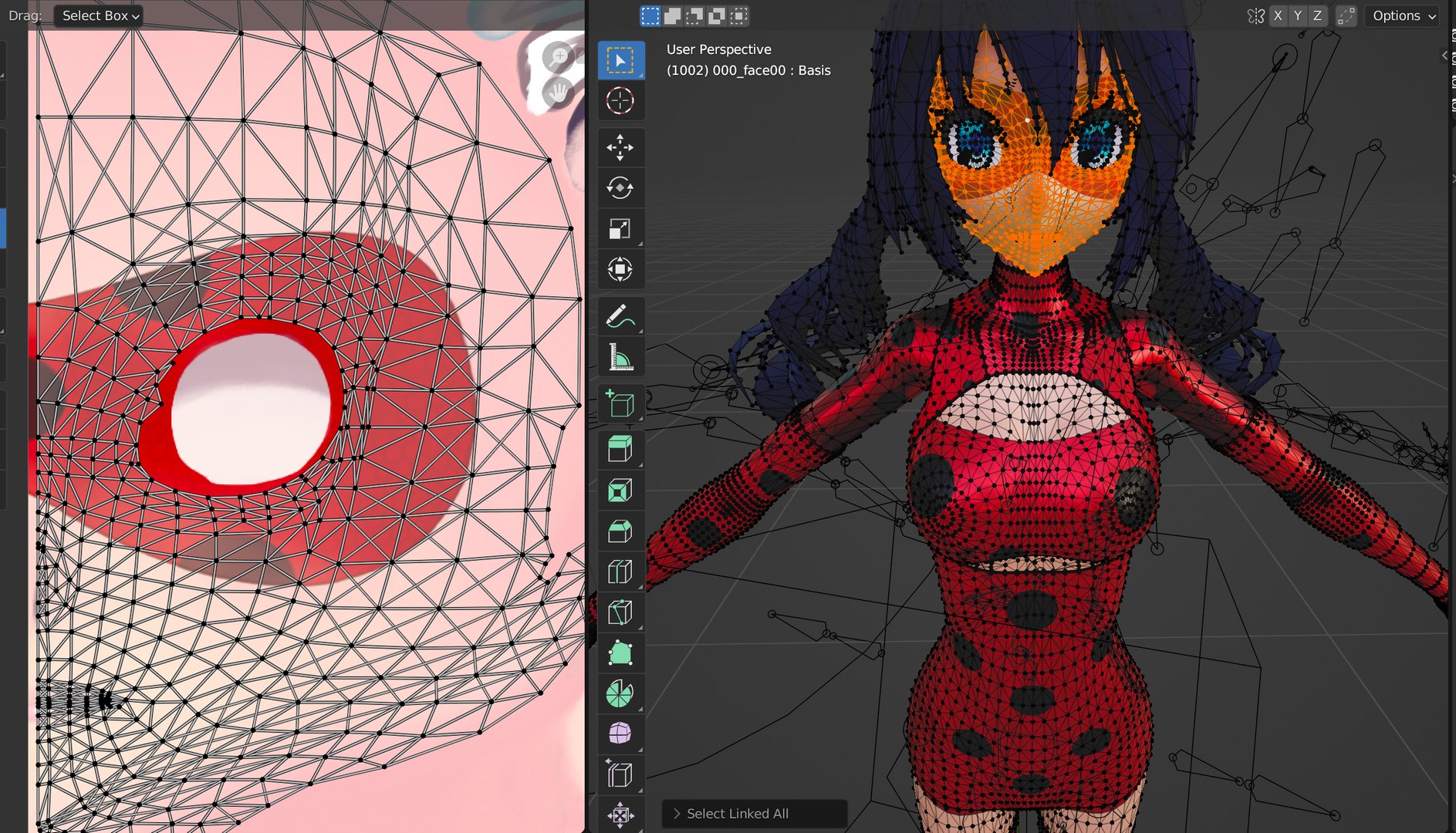 Miraculous Ladybug Rigged MMD Include 3D Model - TurboSquid 1935144