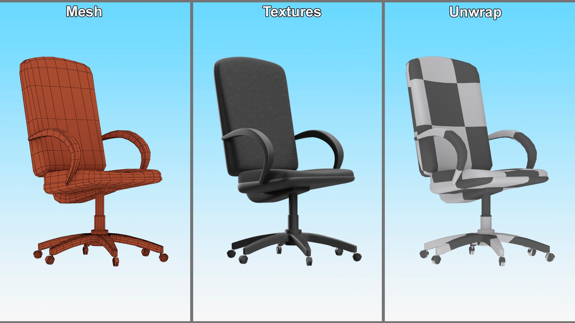 3D Task Chair - TurboSquid 2368983
