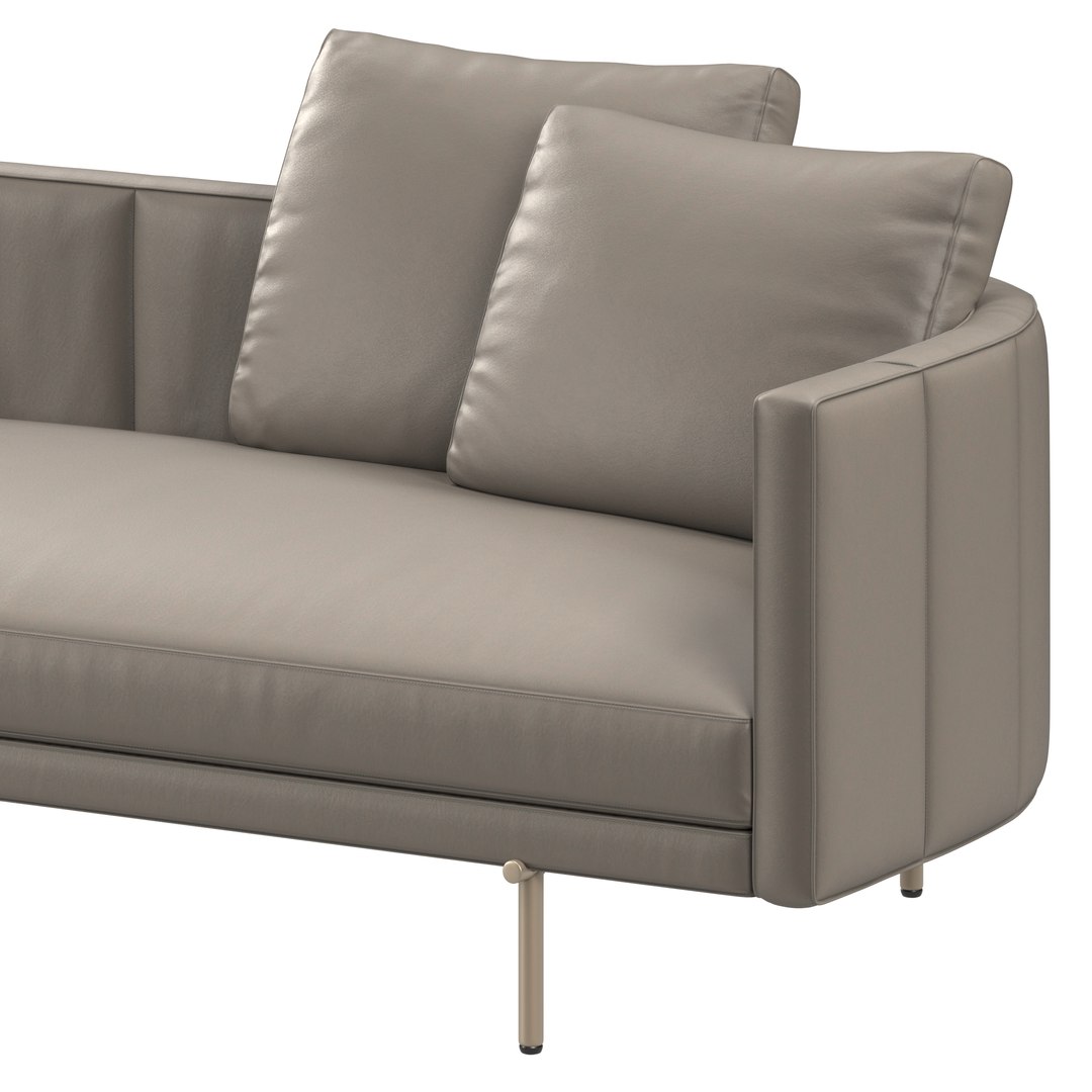 Minotti Torri 3 Seat Sofa 3D Model - TurboSquid 1815997