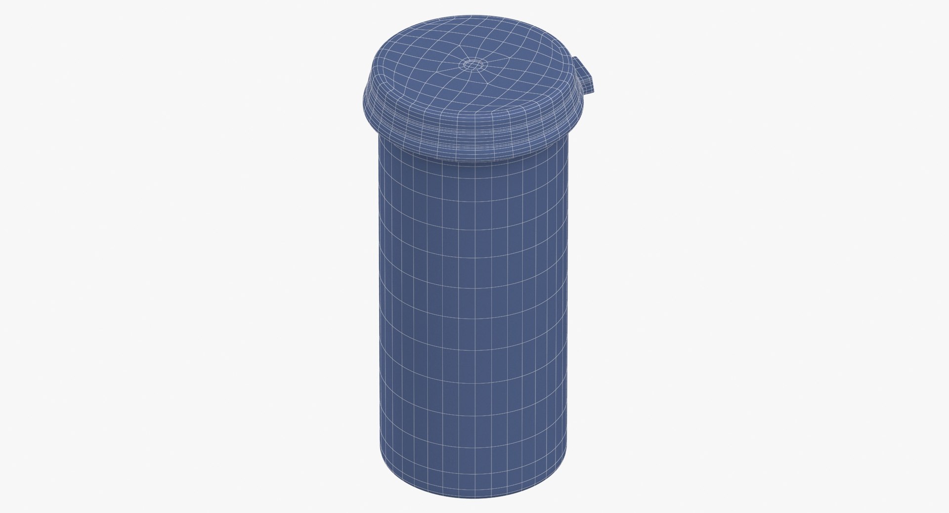 3D Pill Pod Vial 5dram 18ml Empty Model - TurboSquid 2056094