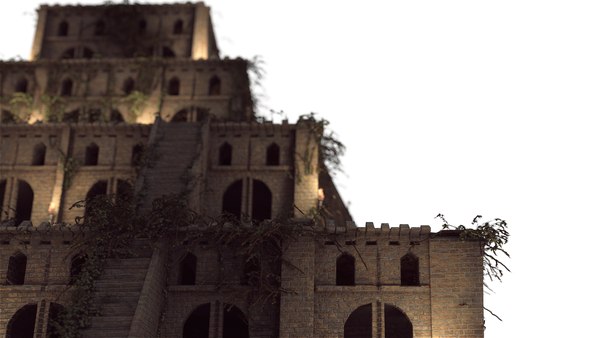 Ancient temple with ivy vines Modelo 3D - TurboSquid 1978479