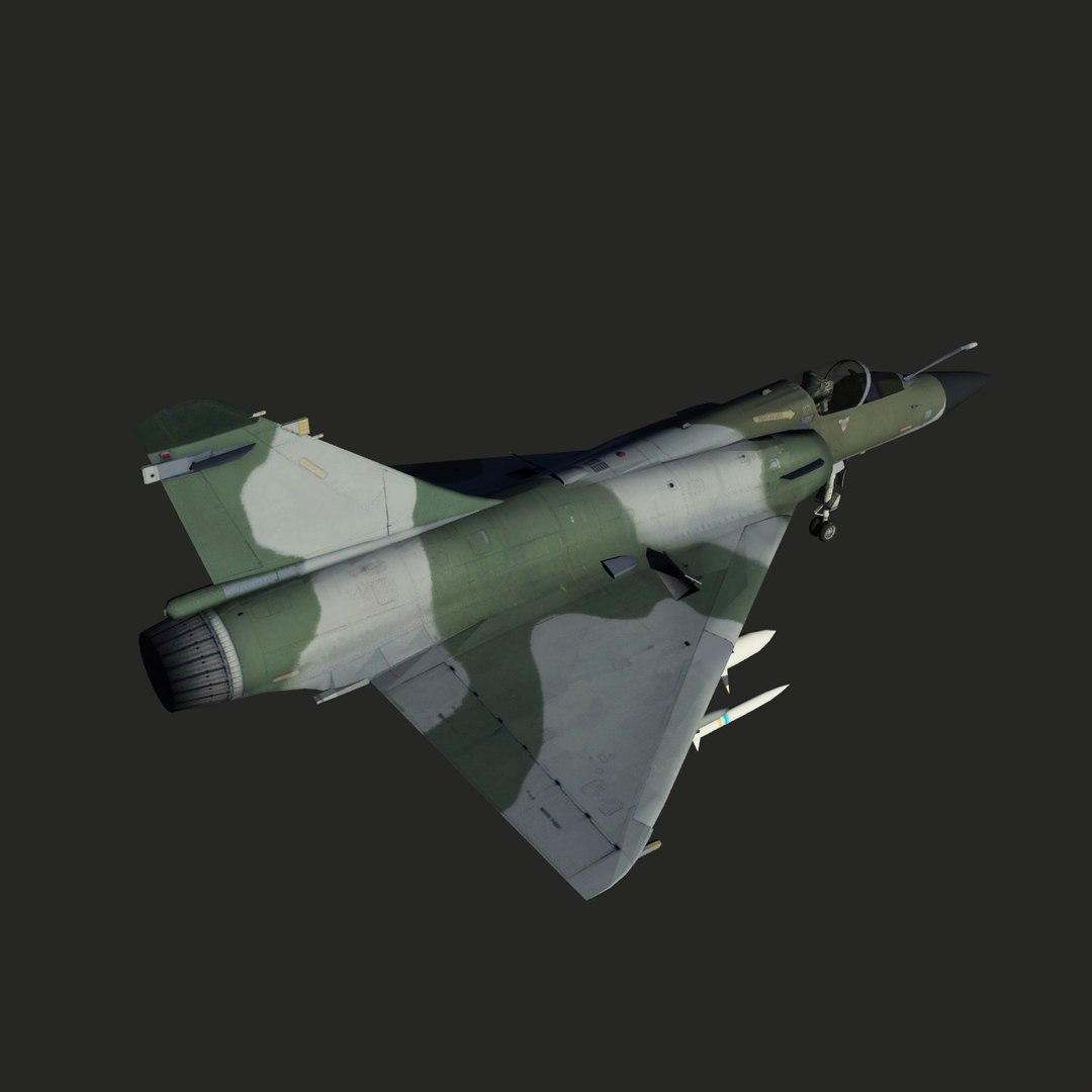 Dassault Mirage 2000 3D Model - TurboSquid 1315515