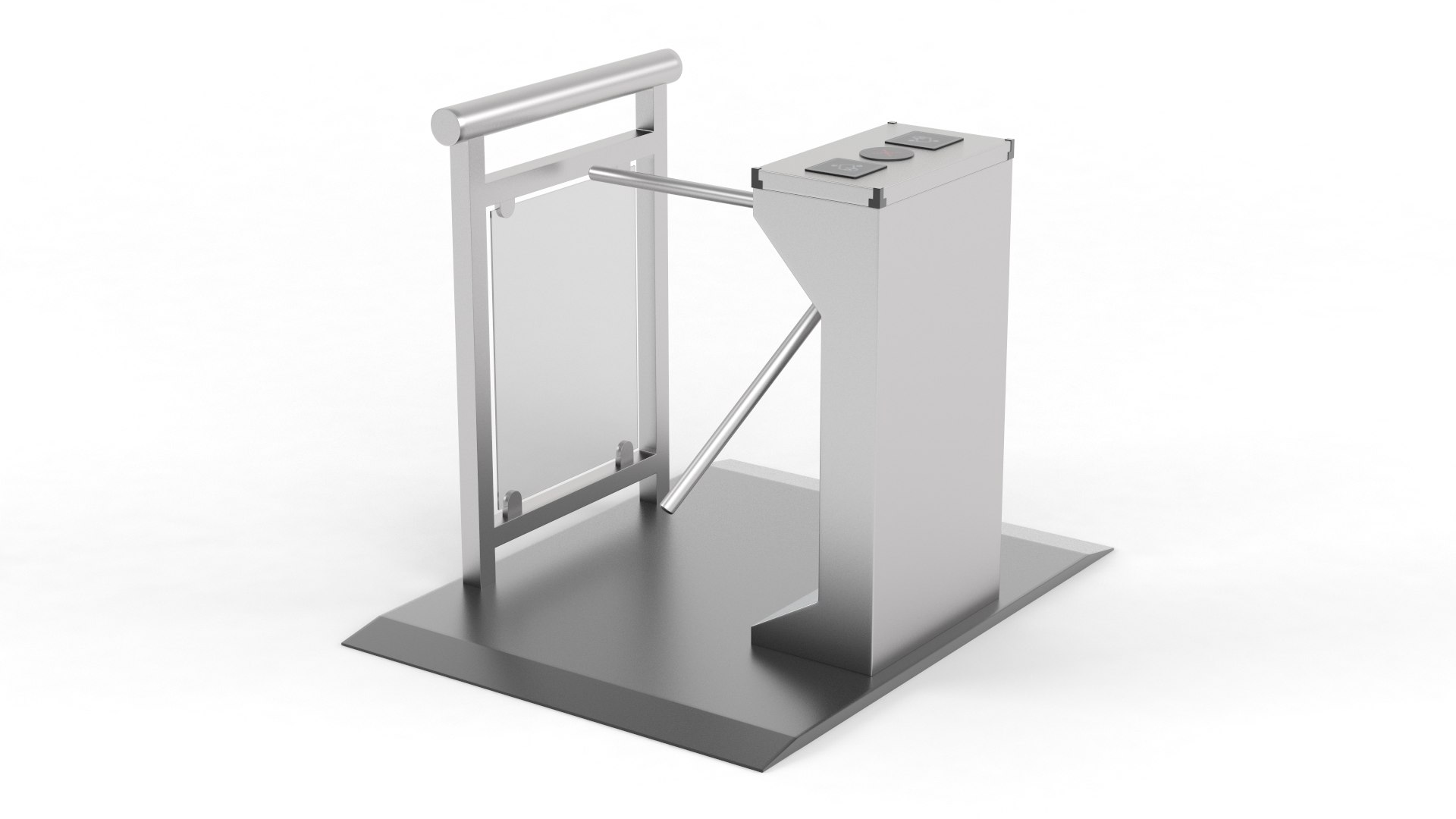 3D Turnstile Gate Model - TurboSquid 2277940