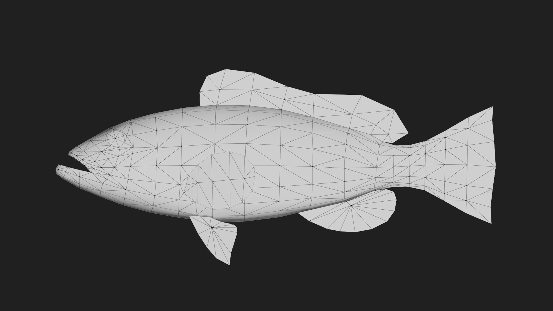 3D Bass Fish Model - TurboSquid 2123109