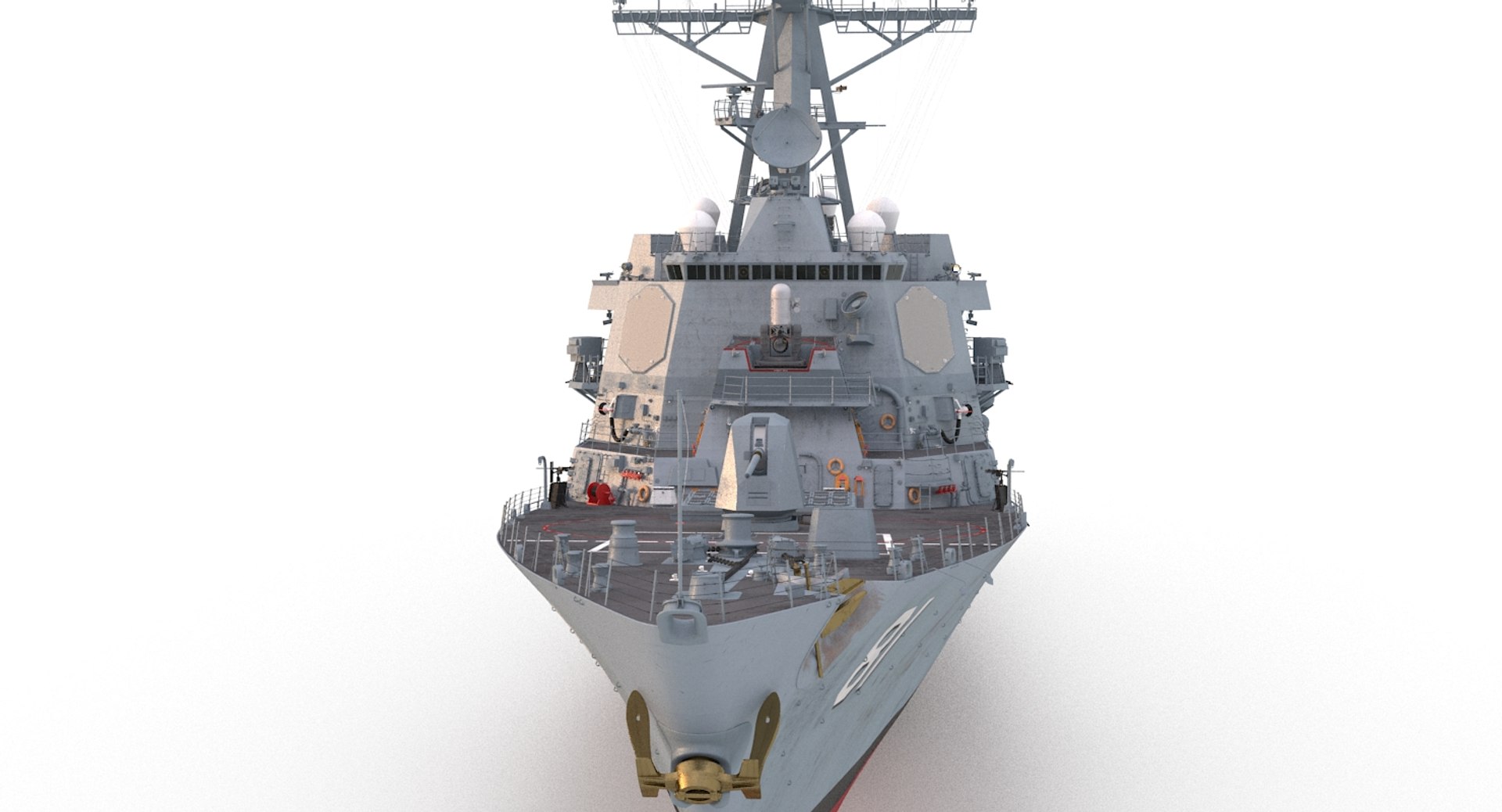 3D uss winston s churchill - TurboSquid 1355164