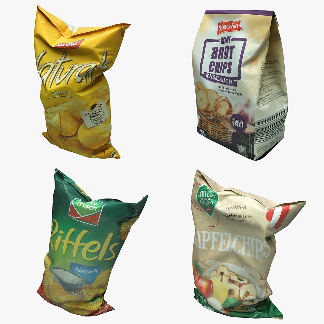 3D Packaging Collection 07 Chips Model - TurboSquid 1835934