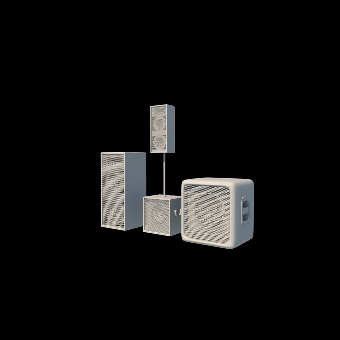 Sound Box 3D Model 3D Model - TurboSquid 2361102