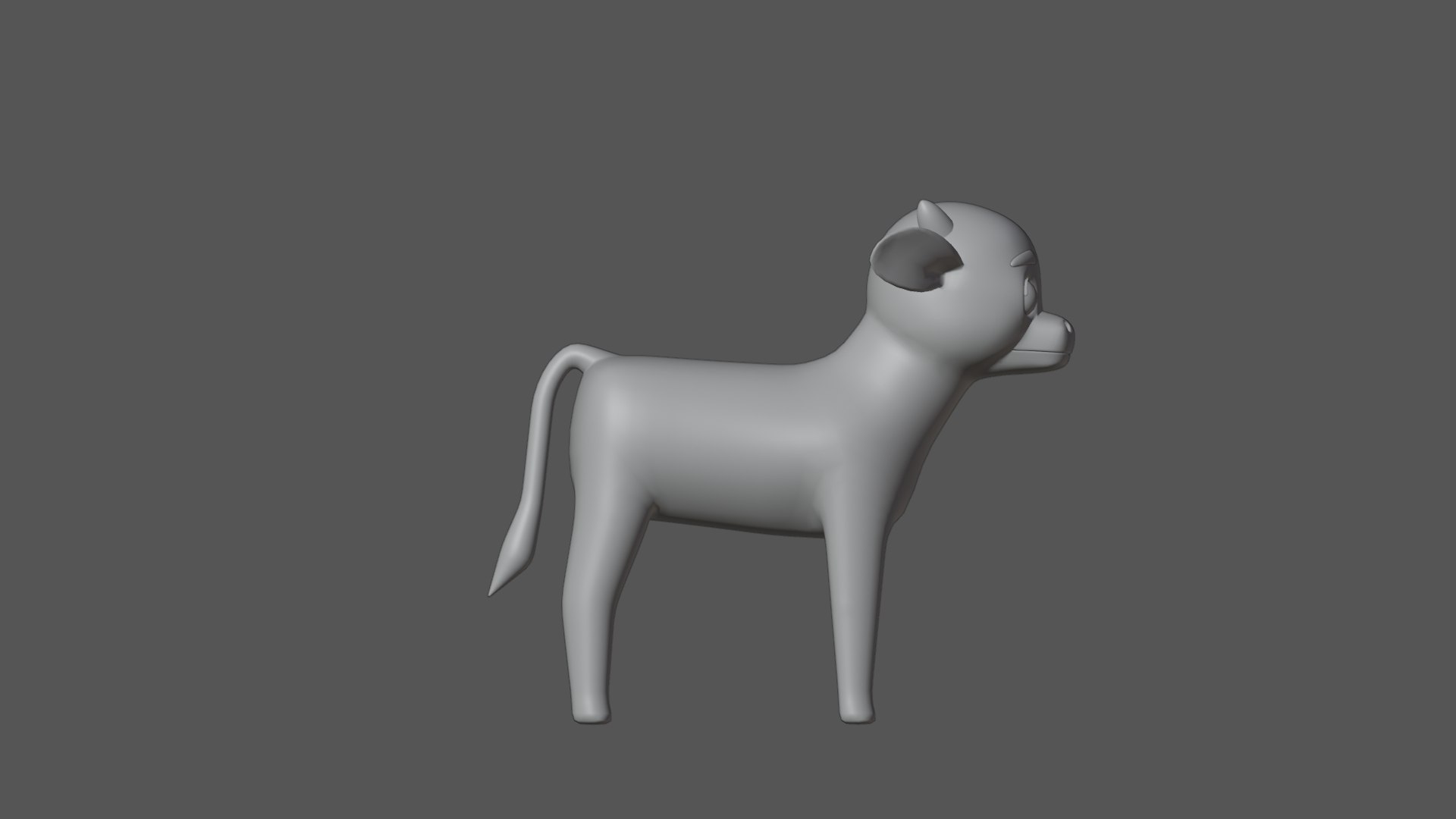 3D Calf Cartoon Character Model - TurboSquid 2215209