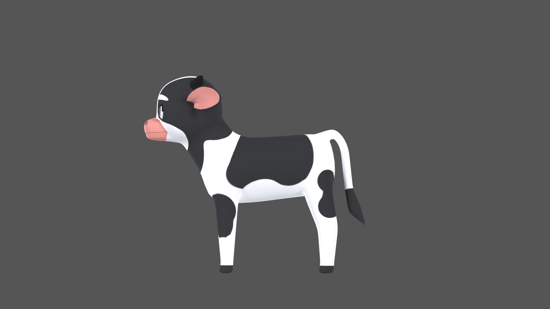 3D Calf Cartoon Character Model - TurboSquid 2215209