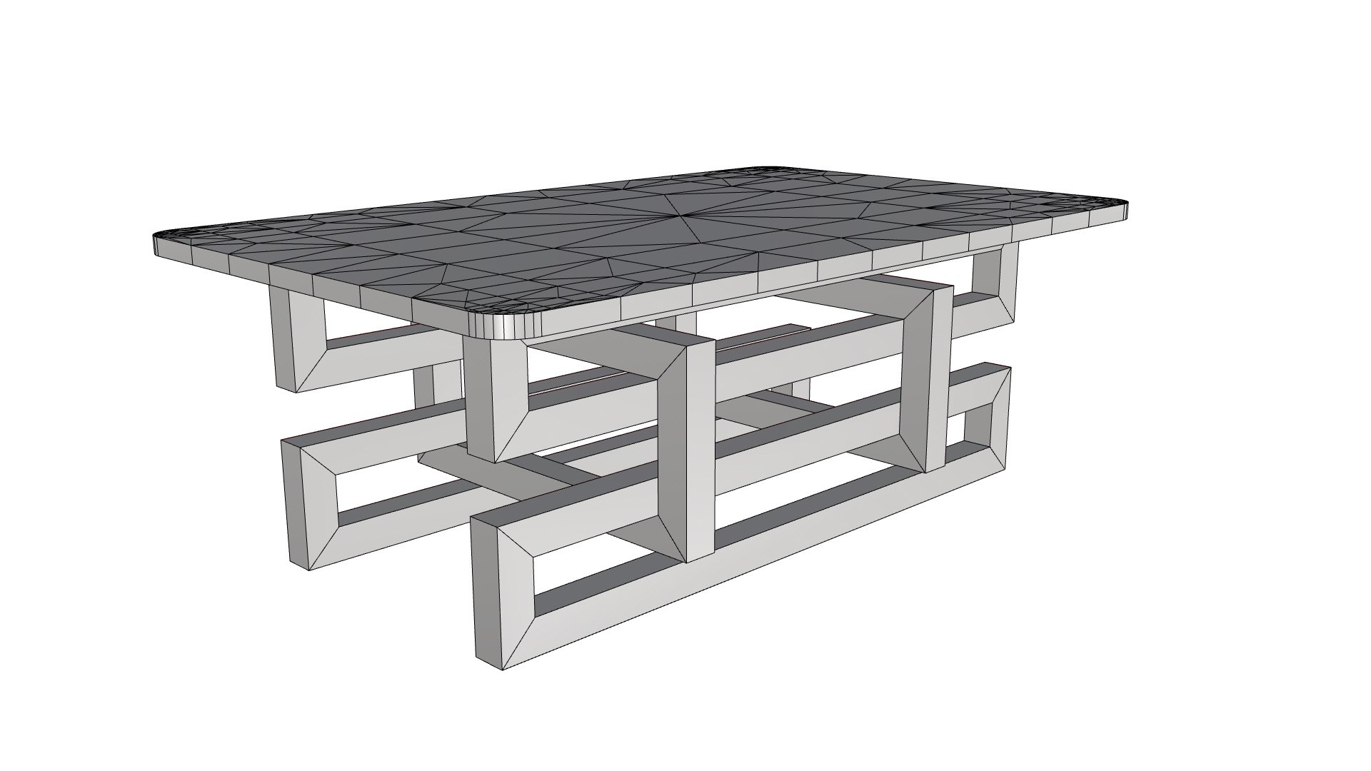 Steel Chains Table 3D - TurboSquid 2183739