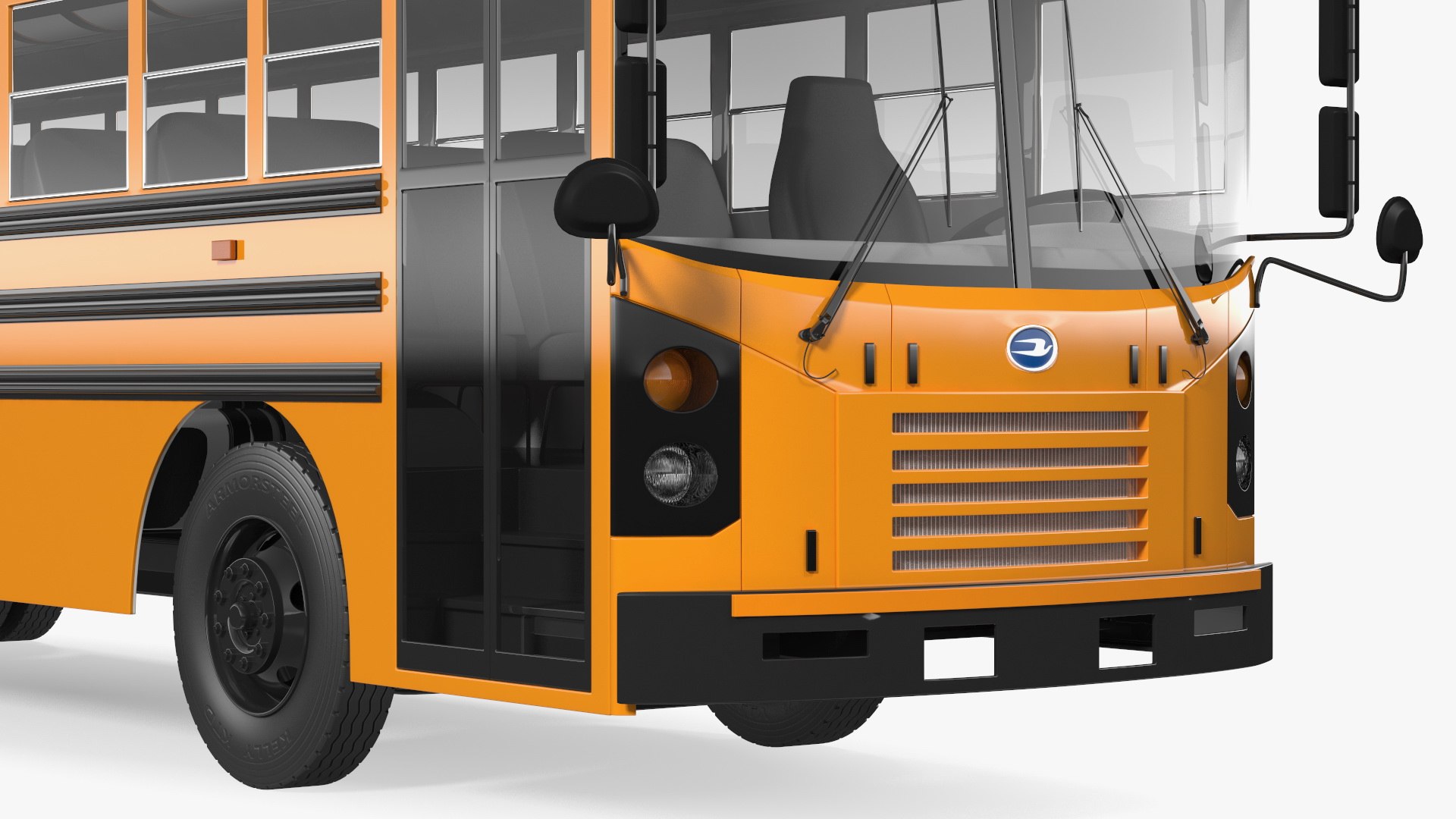 Blue Bird TX3 School Bus Rigged 3D model - TurboSquid 1768864