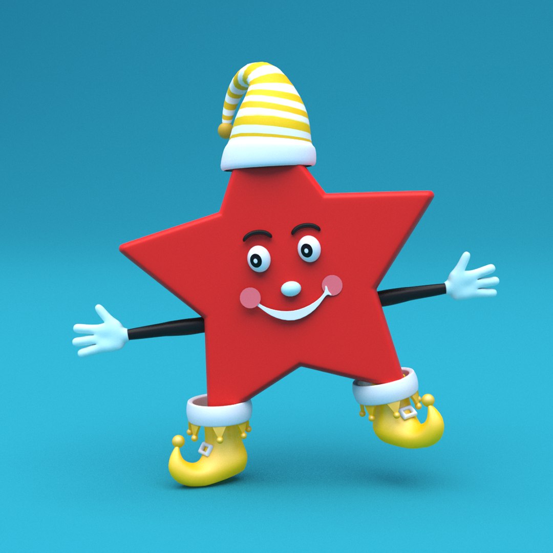 Star Character 3D - TurboSquid 1944283