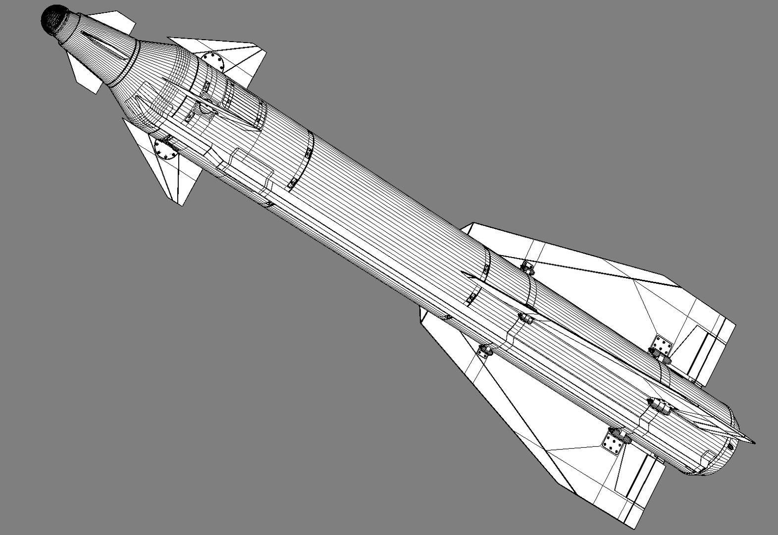 3d kh-29 missile model