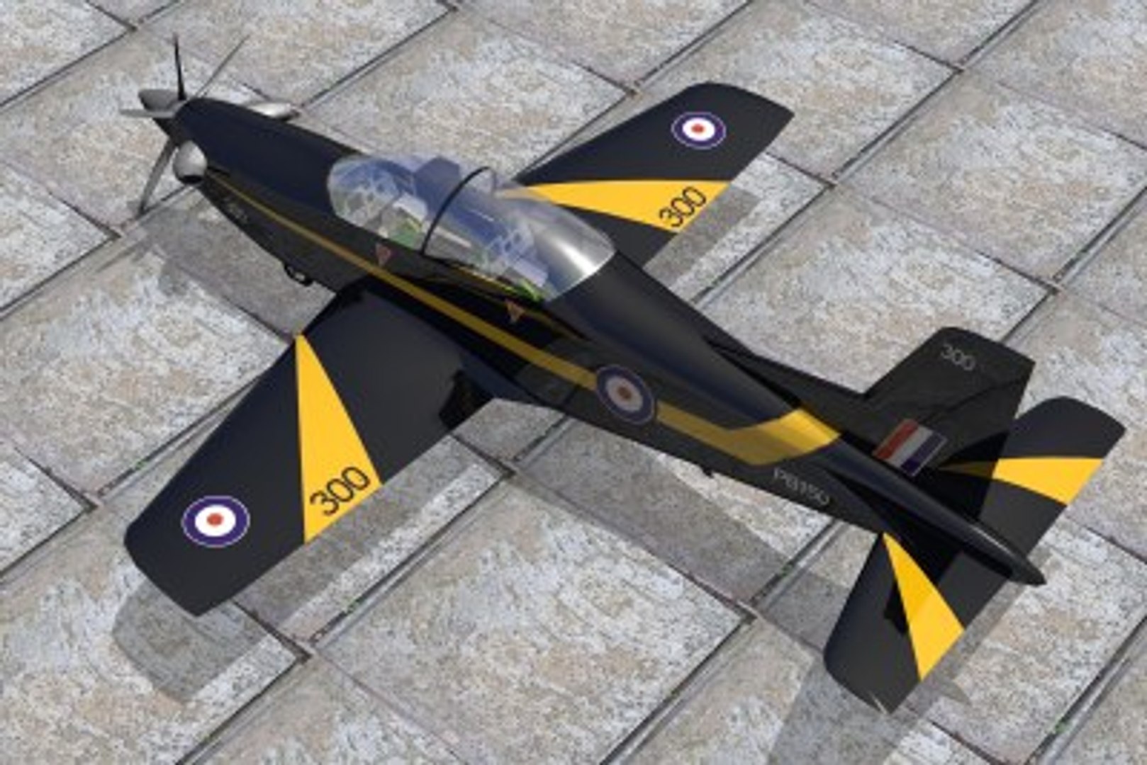 Pilatus Trainer Jet 3d Model