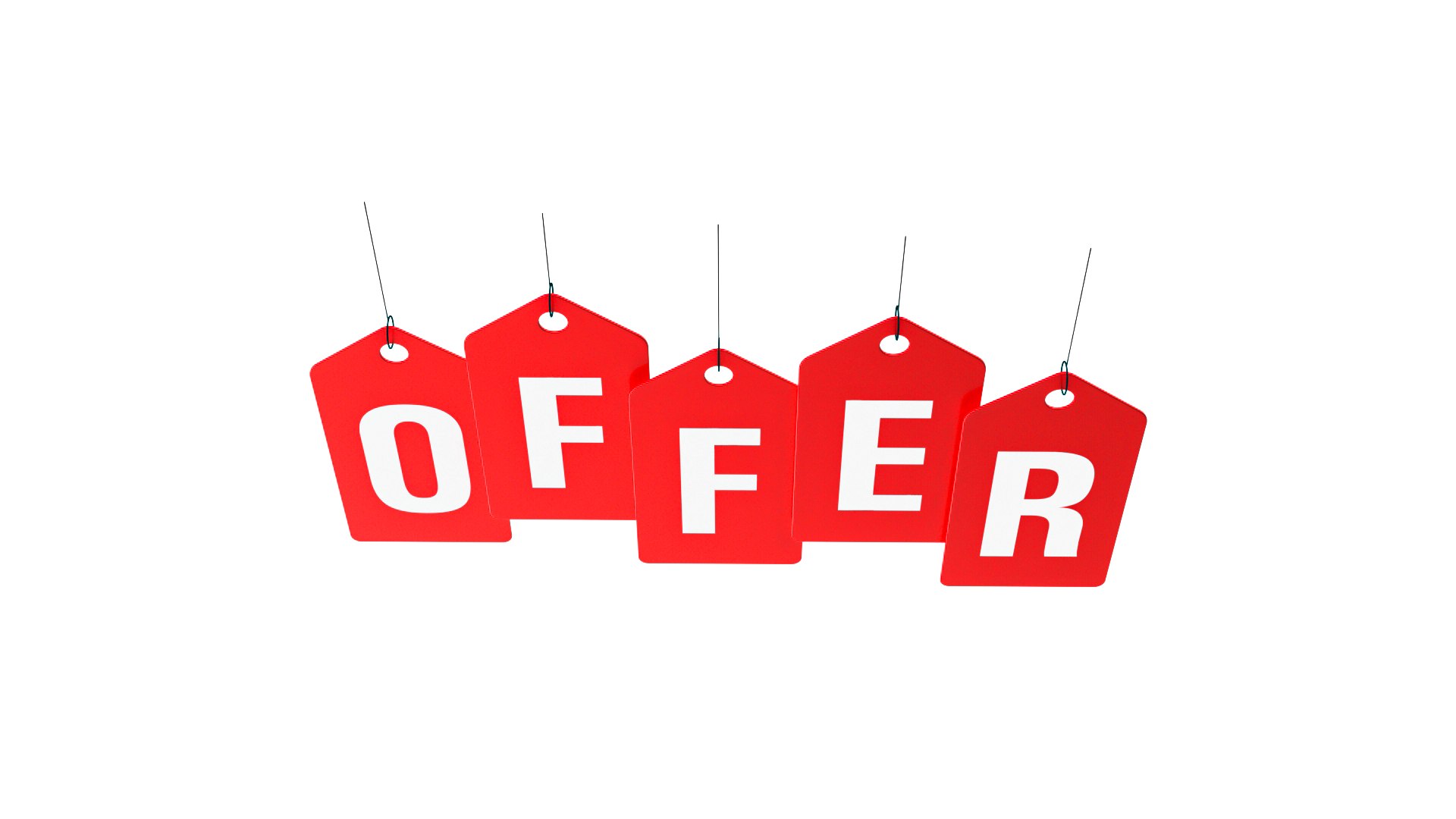 3D Offer Sign Model - TurboSquid 2271709