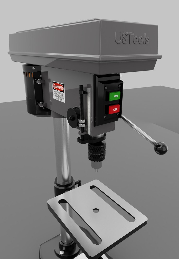 Drill Press Model - TurboSquid 1330155