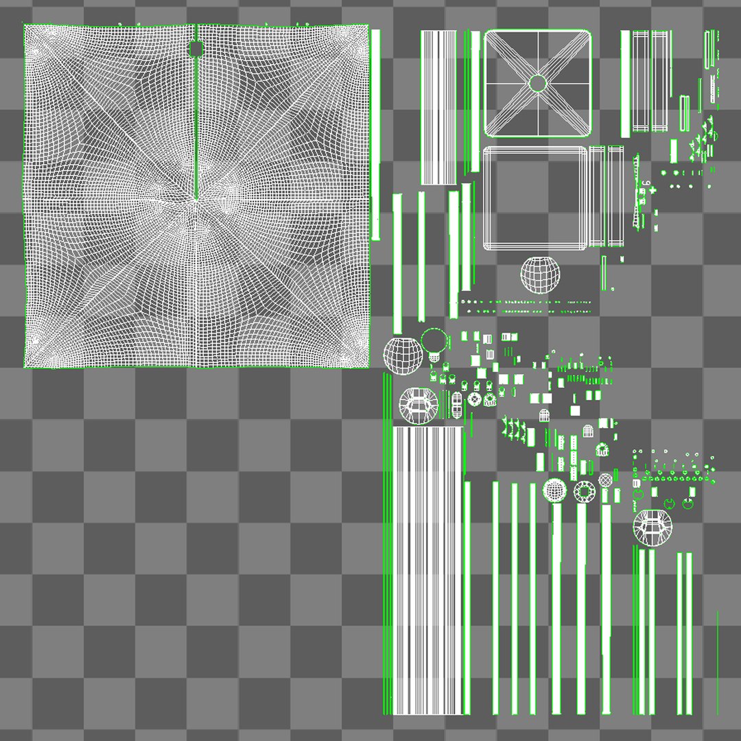 3D Extremis Umbrella Sensu Model - TurboSquid 2398626