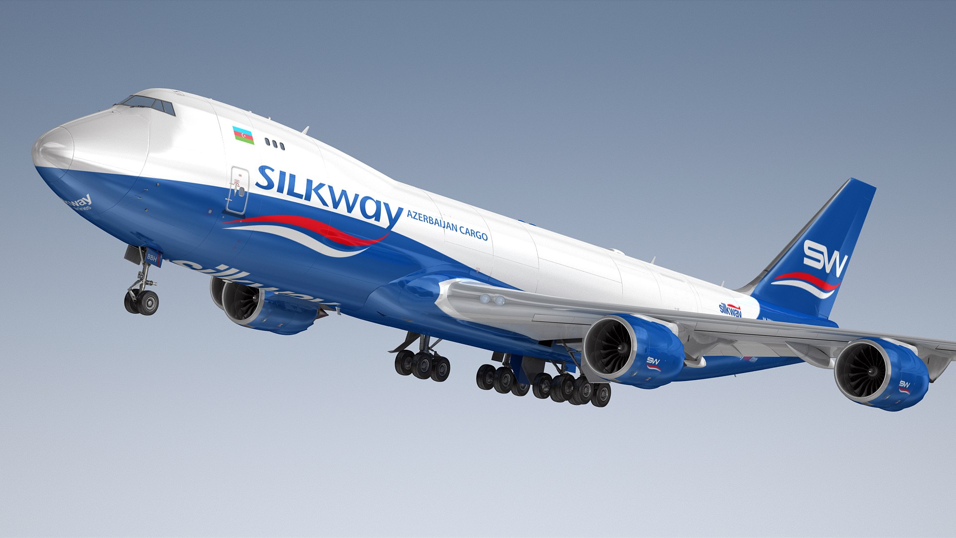 Silk Way West Airlines Fleet Model - TurboSquid 2418388