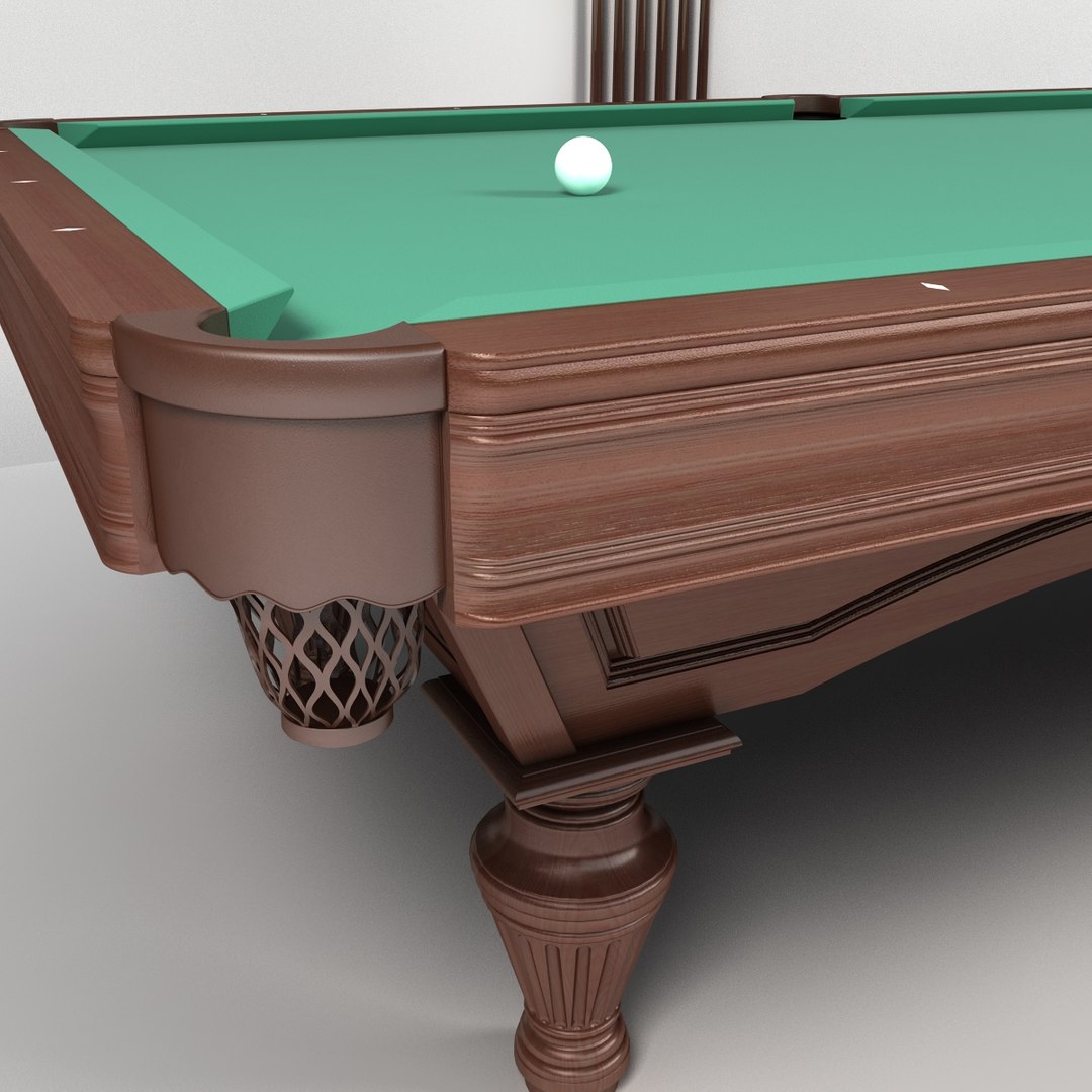 3d pool table 1 model