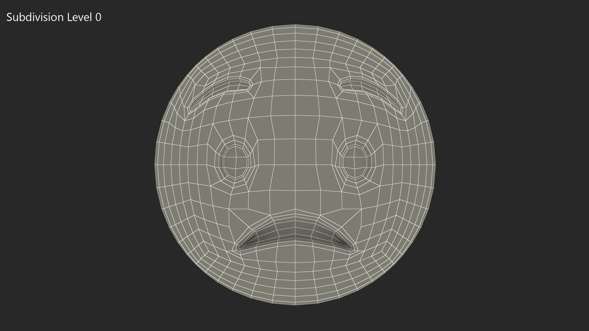 Worried emoji 3D model - TurboSquid 1533130