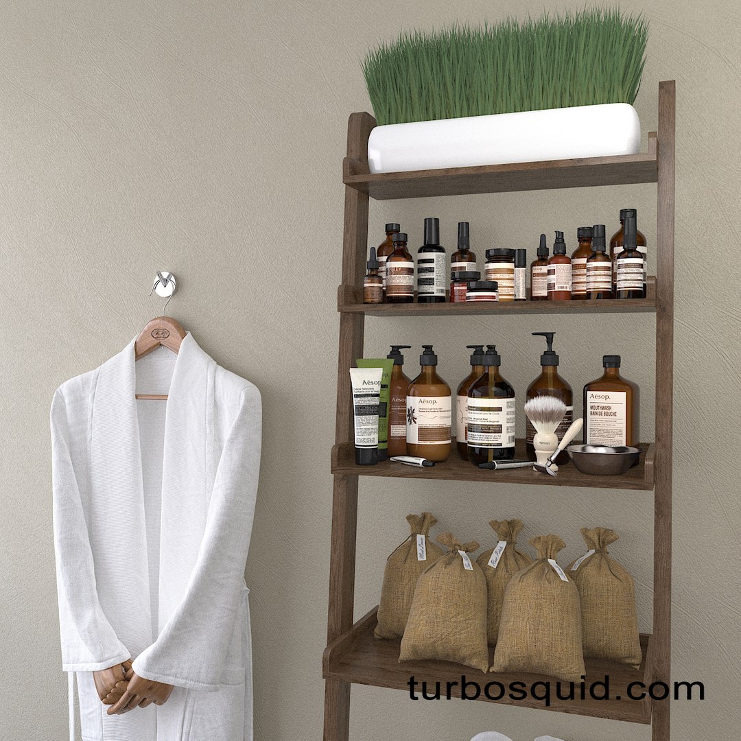 Shelves Robe Model - TurboSquid 1187243
