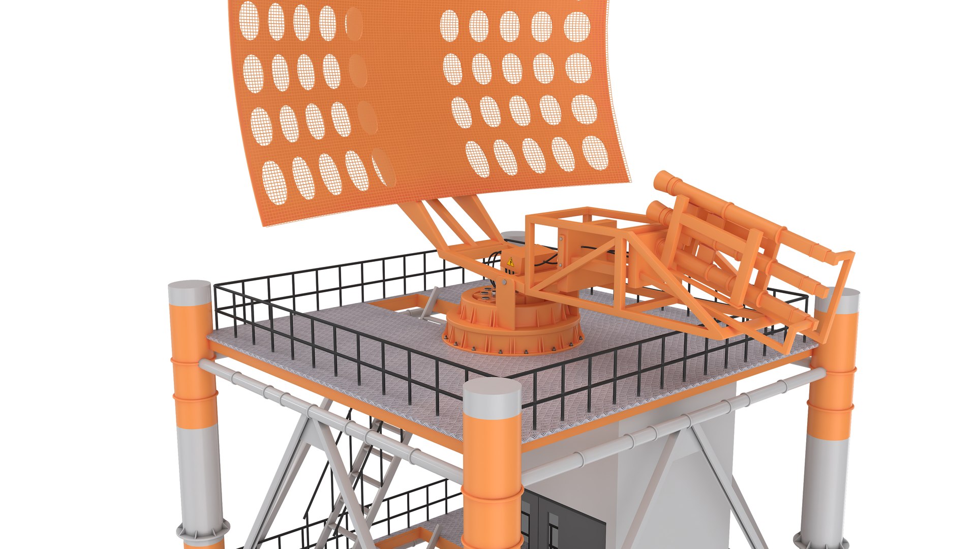 Airport Primary Surveillance Radar Model - TurboSquid 2393217