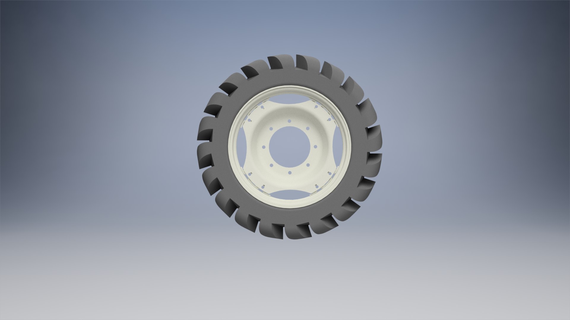 Tracktor Front Rim and Wheel 3D model - TurboSquid 2175614