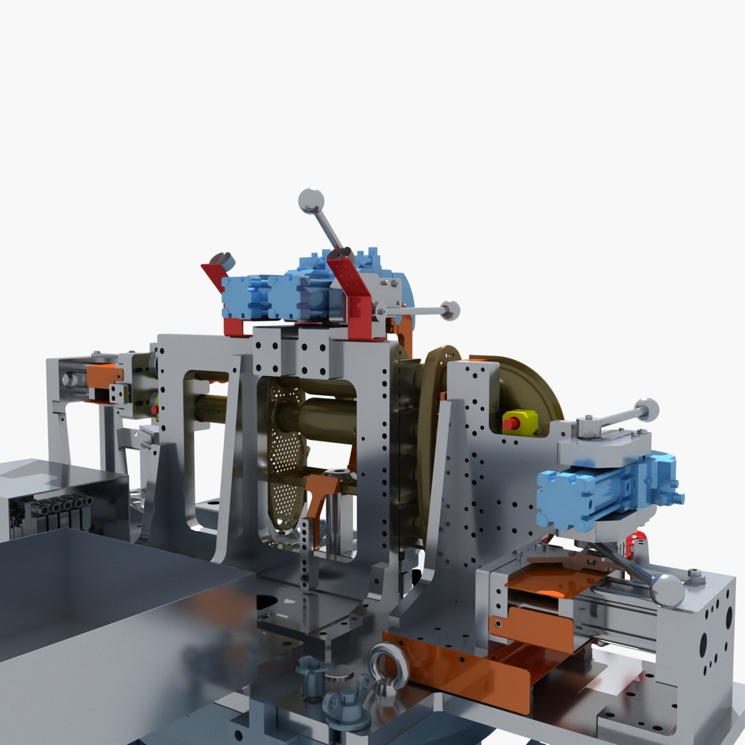 3D Industrial Equipment 46 - Welding Fixture For Automotive Positioner ...