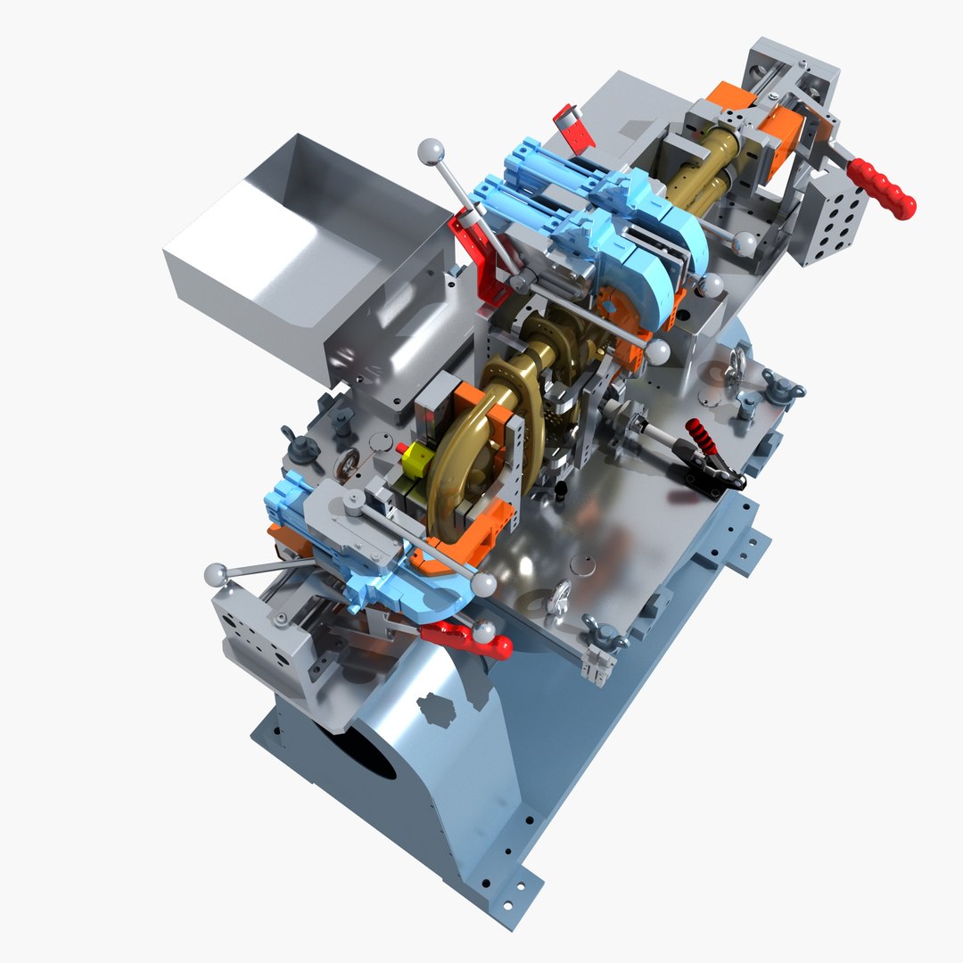 3D Industrial Equipment 46 - Welding Fixture For Automotive Positioner ...