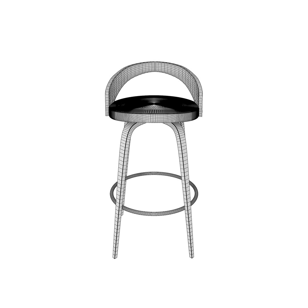 3d Bar Stool Model
