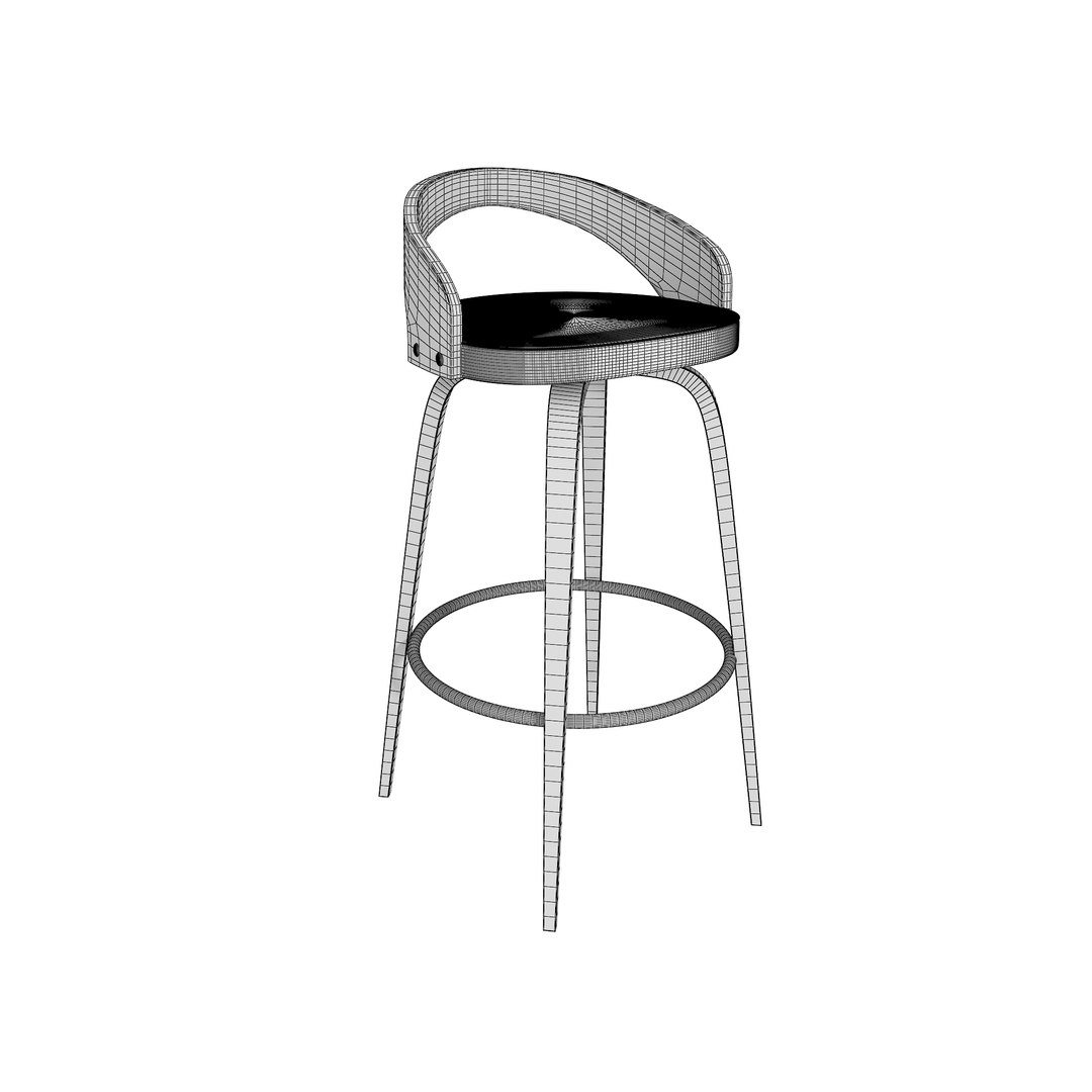 3d Bar Stool Model
