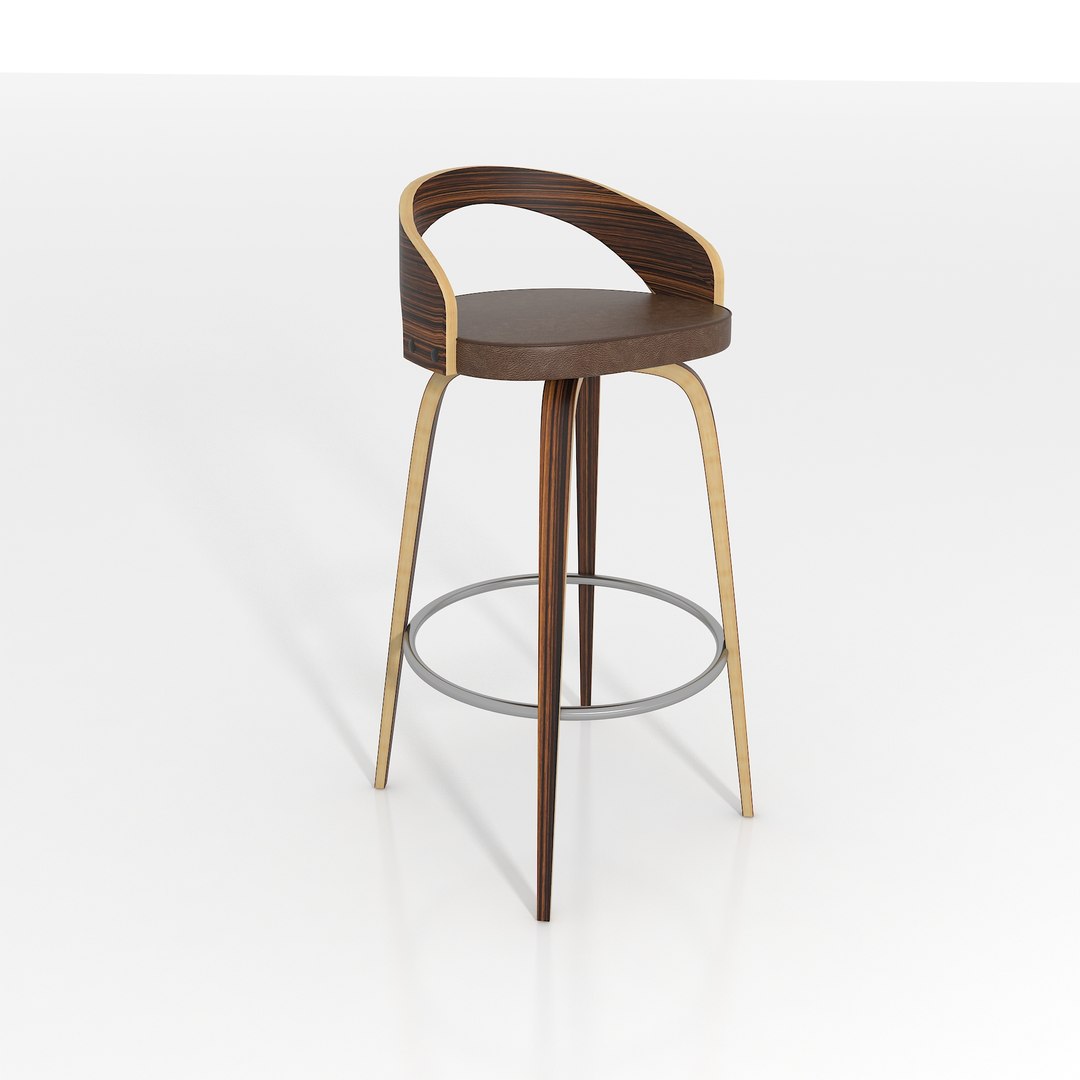 3d Bar Stool Model