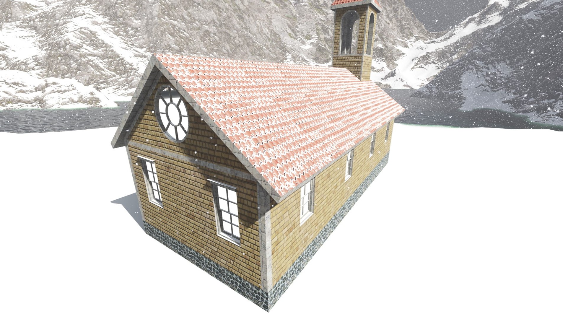 Church Building Model - TurboSquid 1355049